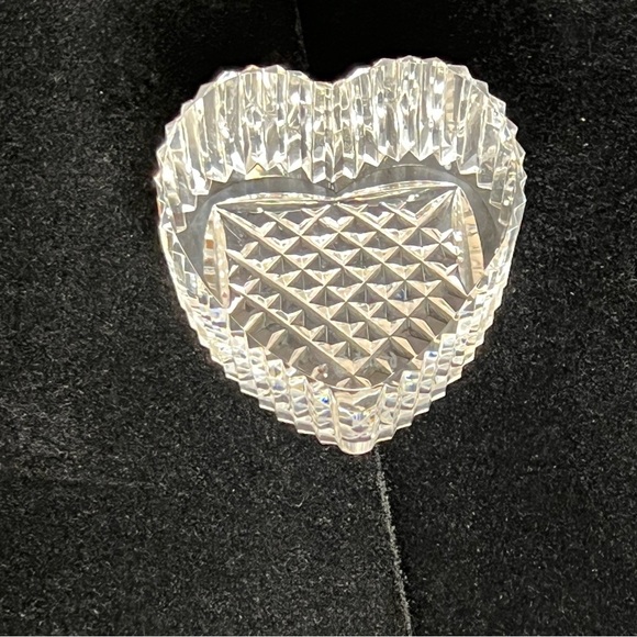 Waterford Crystal | Office | Waterford Crystal Heart Shaped Paperweight ...